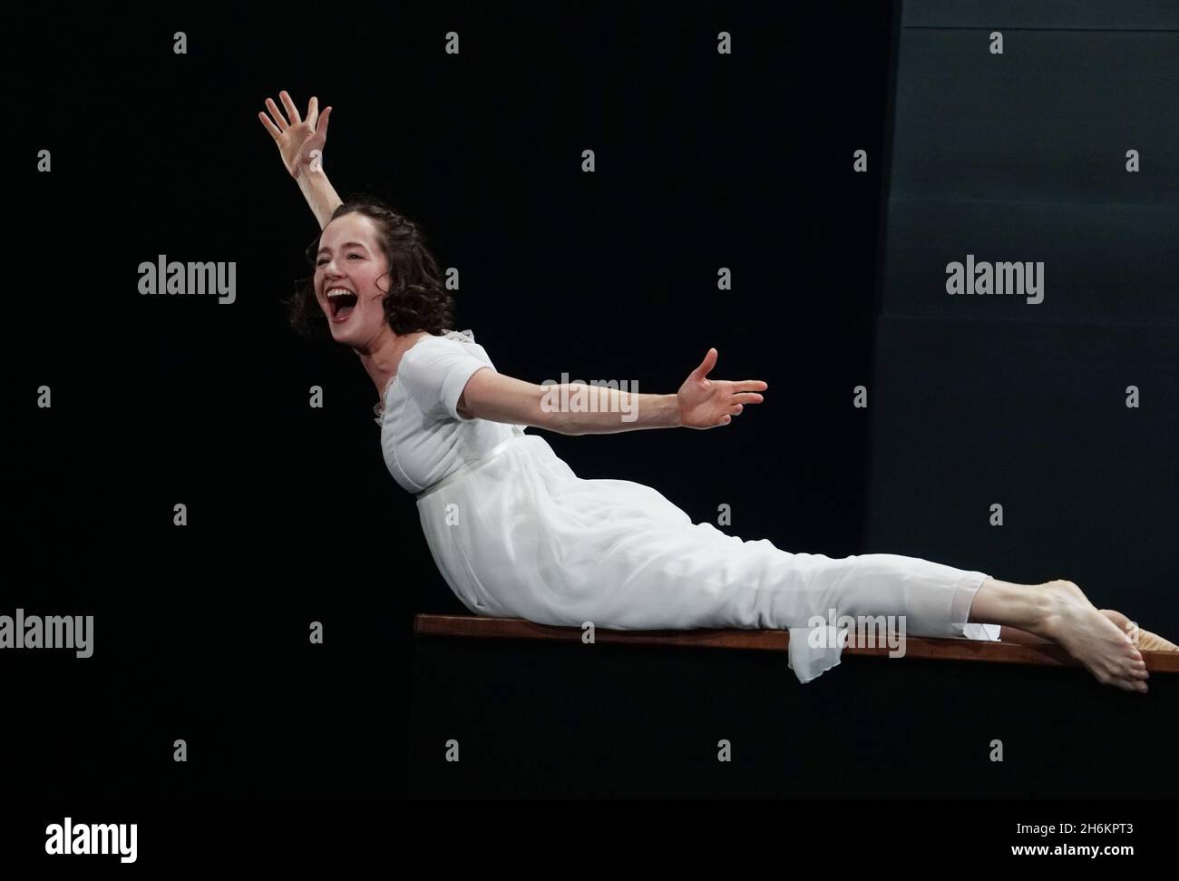 November 6, 2021. - Russia, Moscow. - The Vakhtangov Theatre. 'War and ...