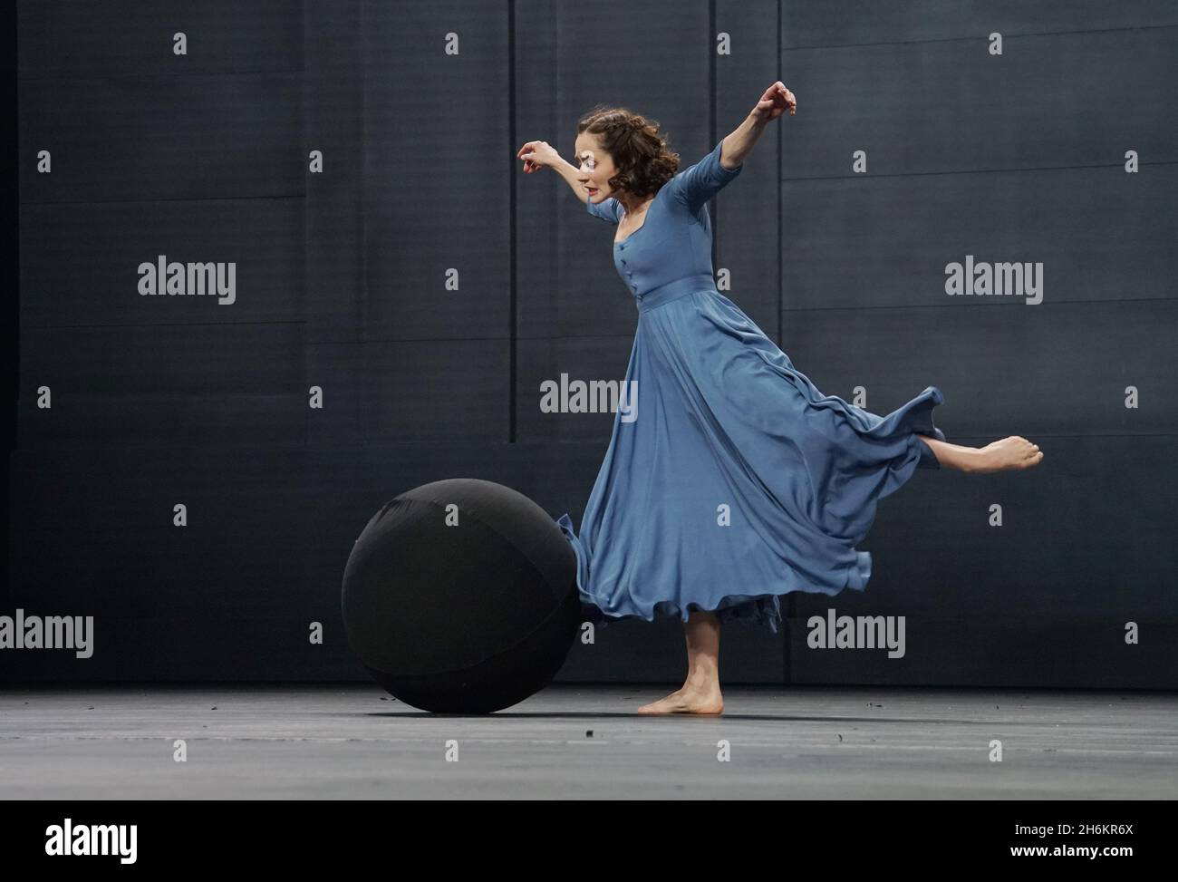 November 6, 2021. - Russia, Moscow. - The Vakhtangov Theatre. 'War and ...