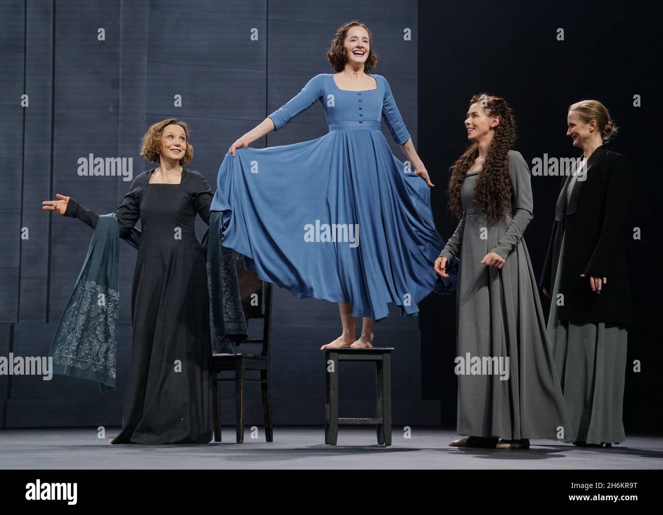 November 6, 2021. - Russia, Moscow. - The Vakhtangov Theatre. 'War and ...
