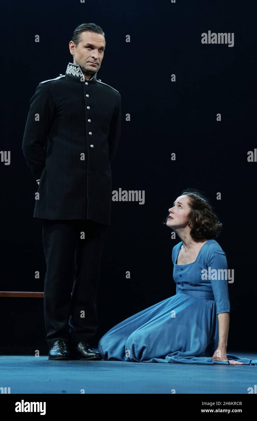 November 6, 2021. - Russia, Moscow. - The Vakhtangov Theatre. 'War and ...