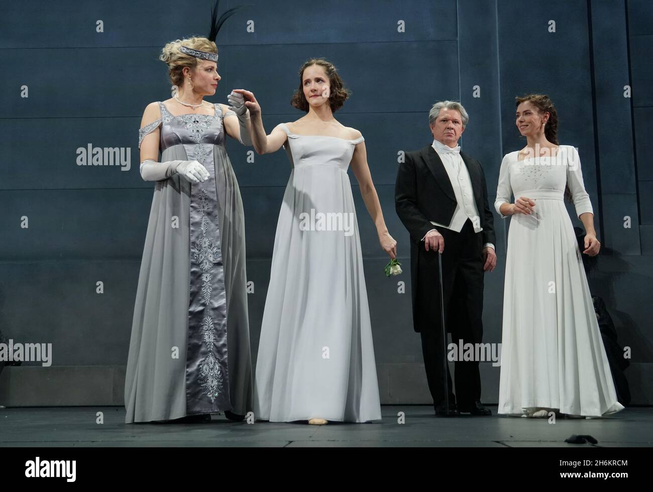 November 6, 2021. - Russia, Moscow. - The Vakhtangov Theatre. 'War and ...