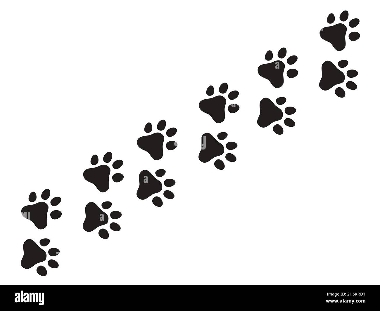 Trailing dog Stock Vector Images - Alamy