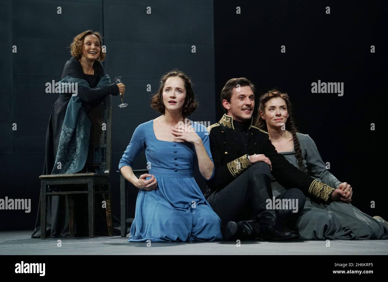 November 6, 2021. - Russia, Moscow. - The Vakhtangov Theatre. 'War and ...