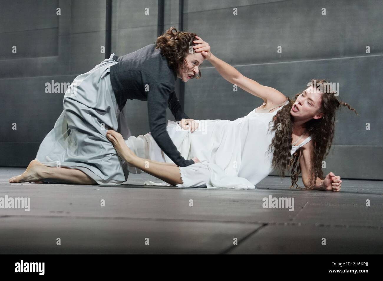November 6, 2021. - Russia, Moscow. - The Vakhtangov Theatre. 'War and ...