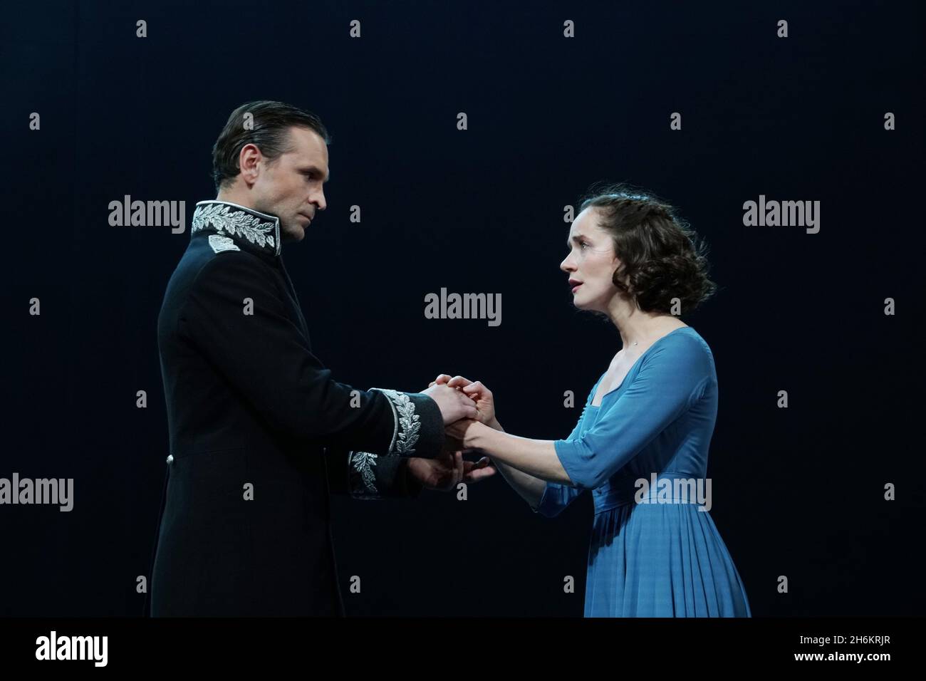 November 6, 2021. - Russia, Moscow. - The Vakhtangov Theatre. 'War and ...