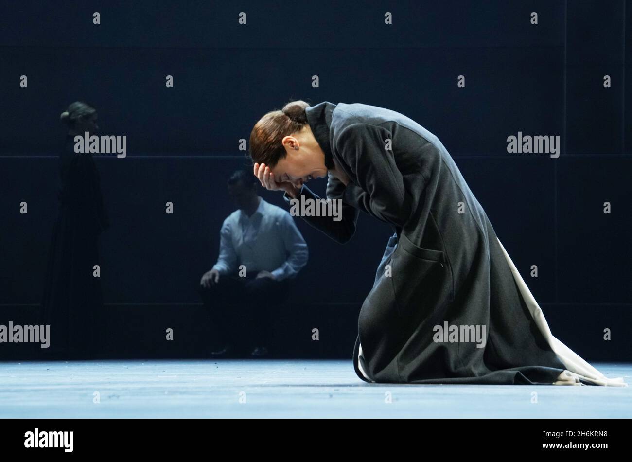 November 6, 2021. - Russia, Moscow. - The Vakhtangov Theatre. 'War and ...