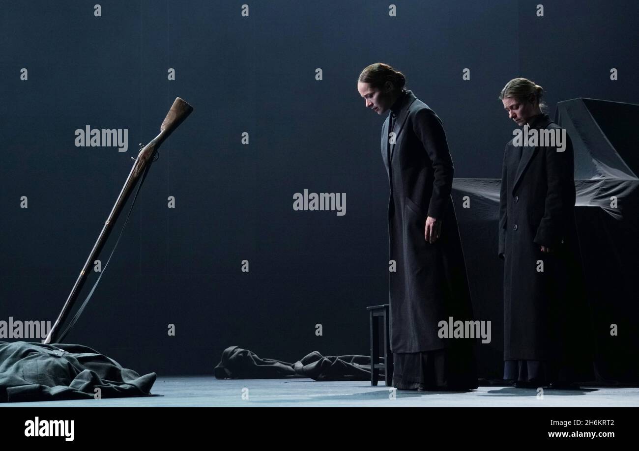 November 6, 2021. - Russia, Moscow. - The Vakhtangov Theatre. 'War and ...