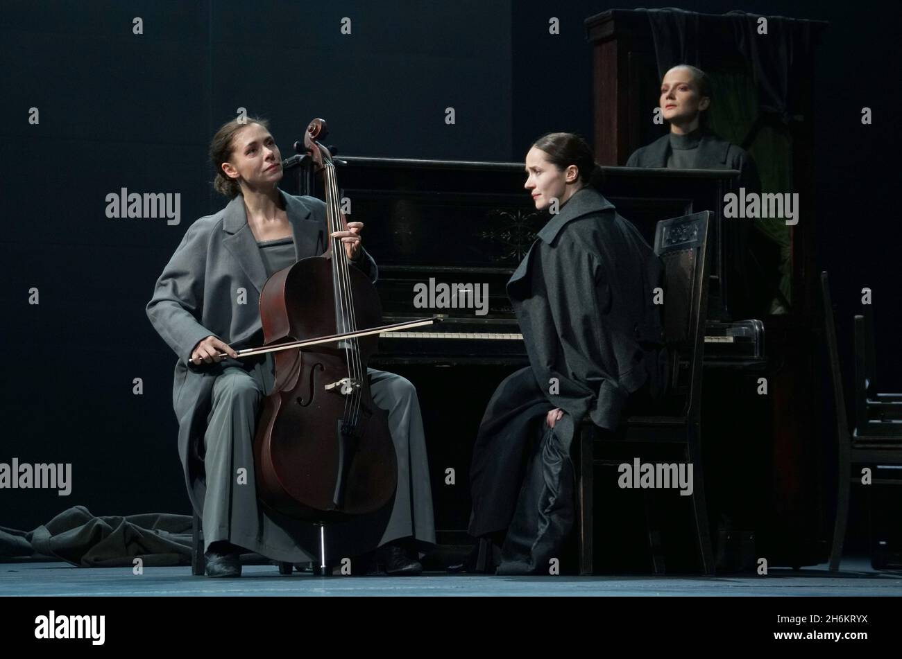 November 6, 2021. - Russia, Moscow. - The Vakhtangov Theatre. 'War and ...