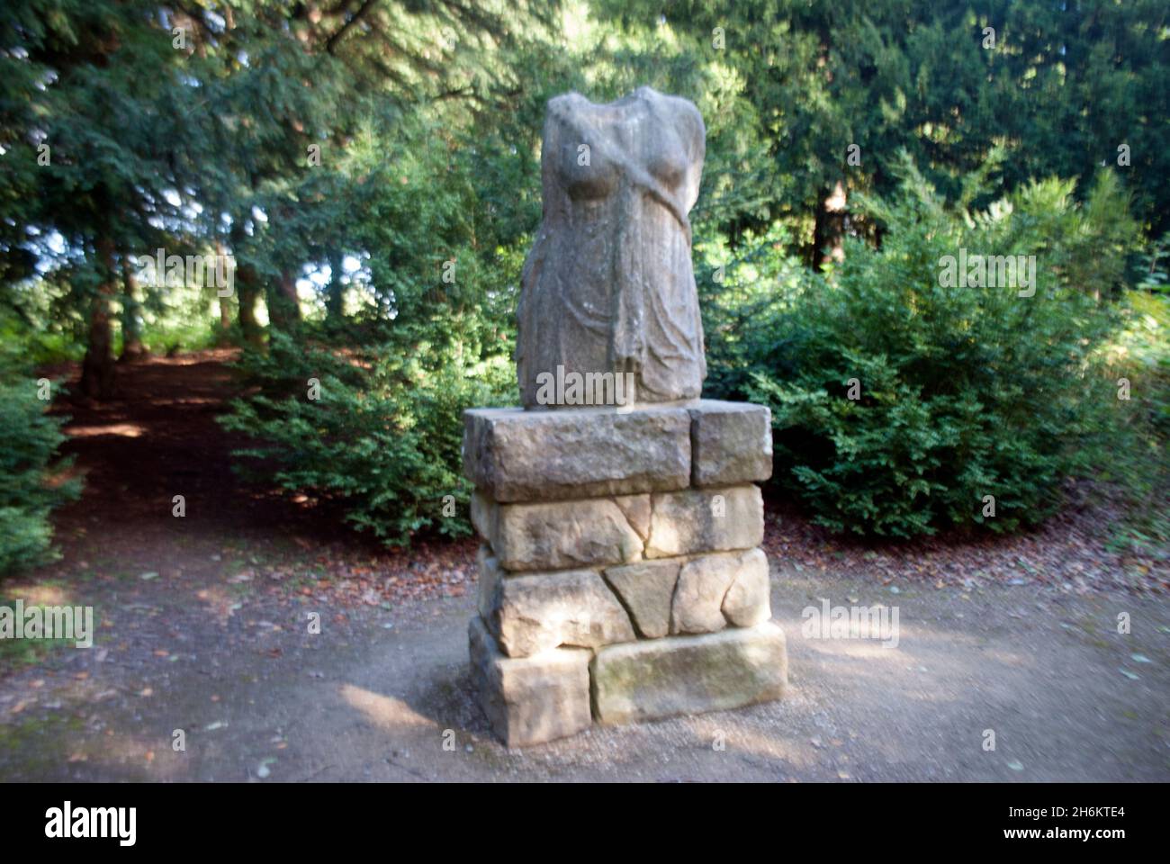 Headless statute of woman, near Anne Boleyn’s Seat and Surprise View ...