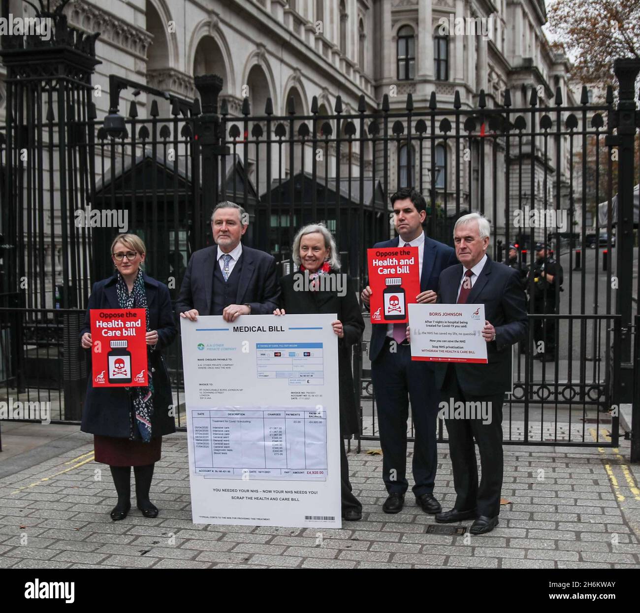 London UK 16 November 2021 Labour MPs, Margaret Greenwood Barry ...