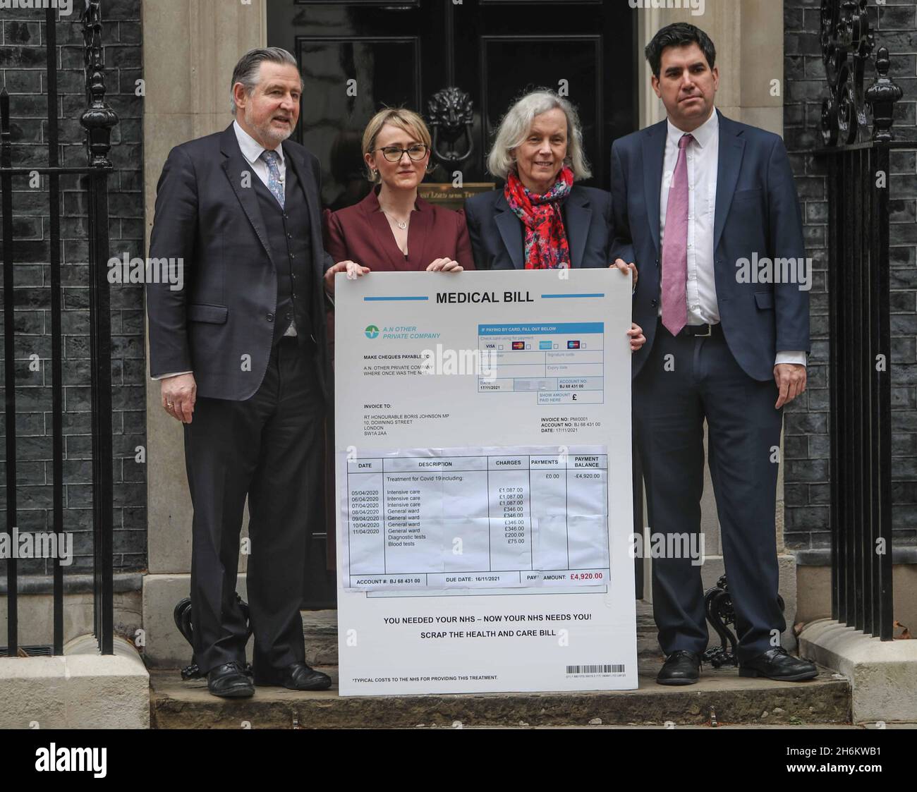 London UK 16 November 2021 Labour MPs, Margaret Greenwood Barry ...