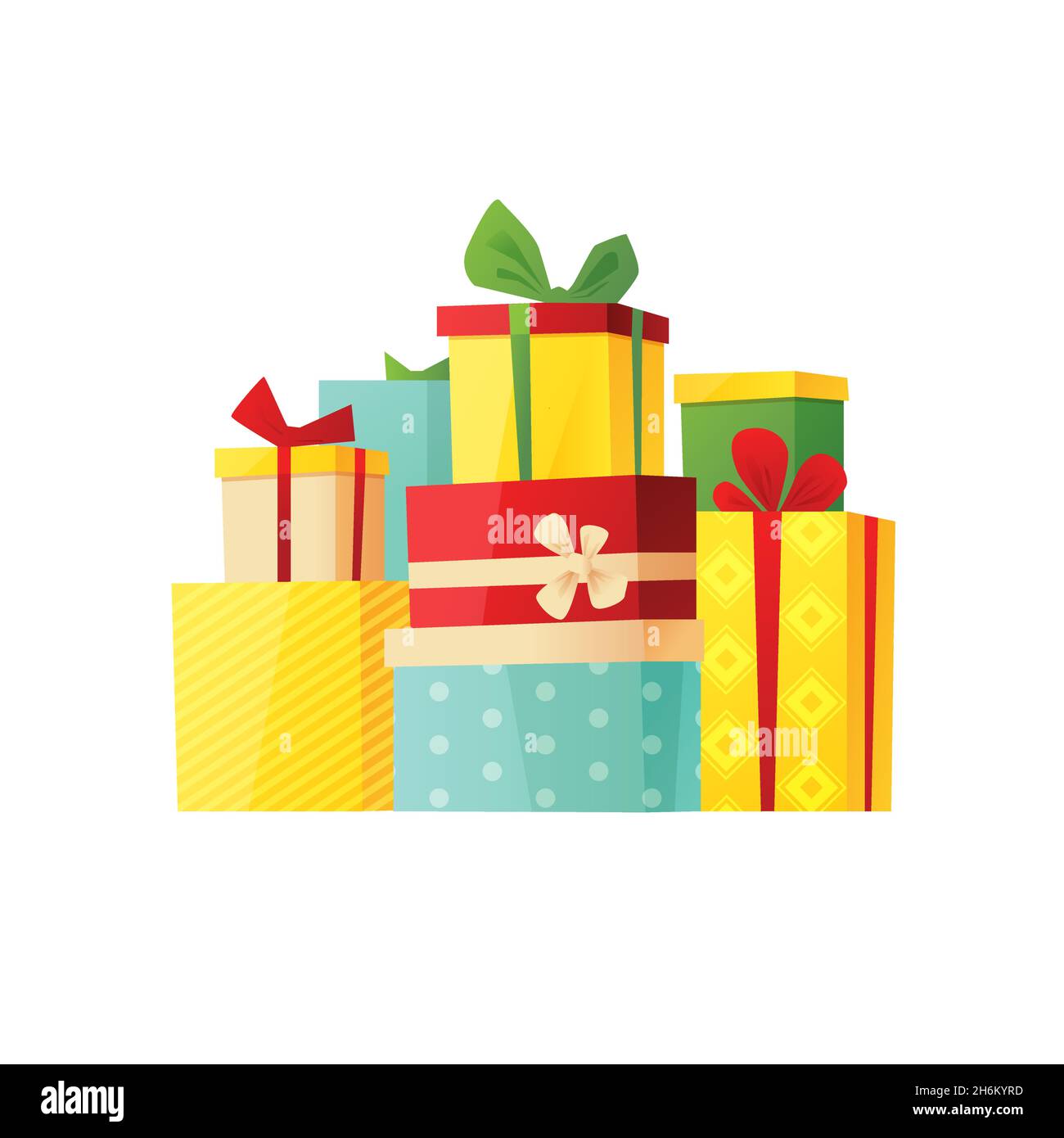 Different gift boxes. Vector illustration Stock Vector Image & Art - Alamy