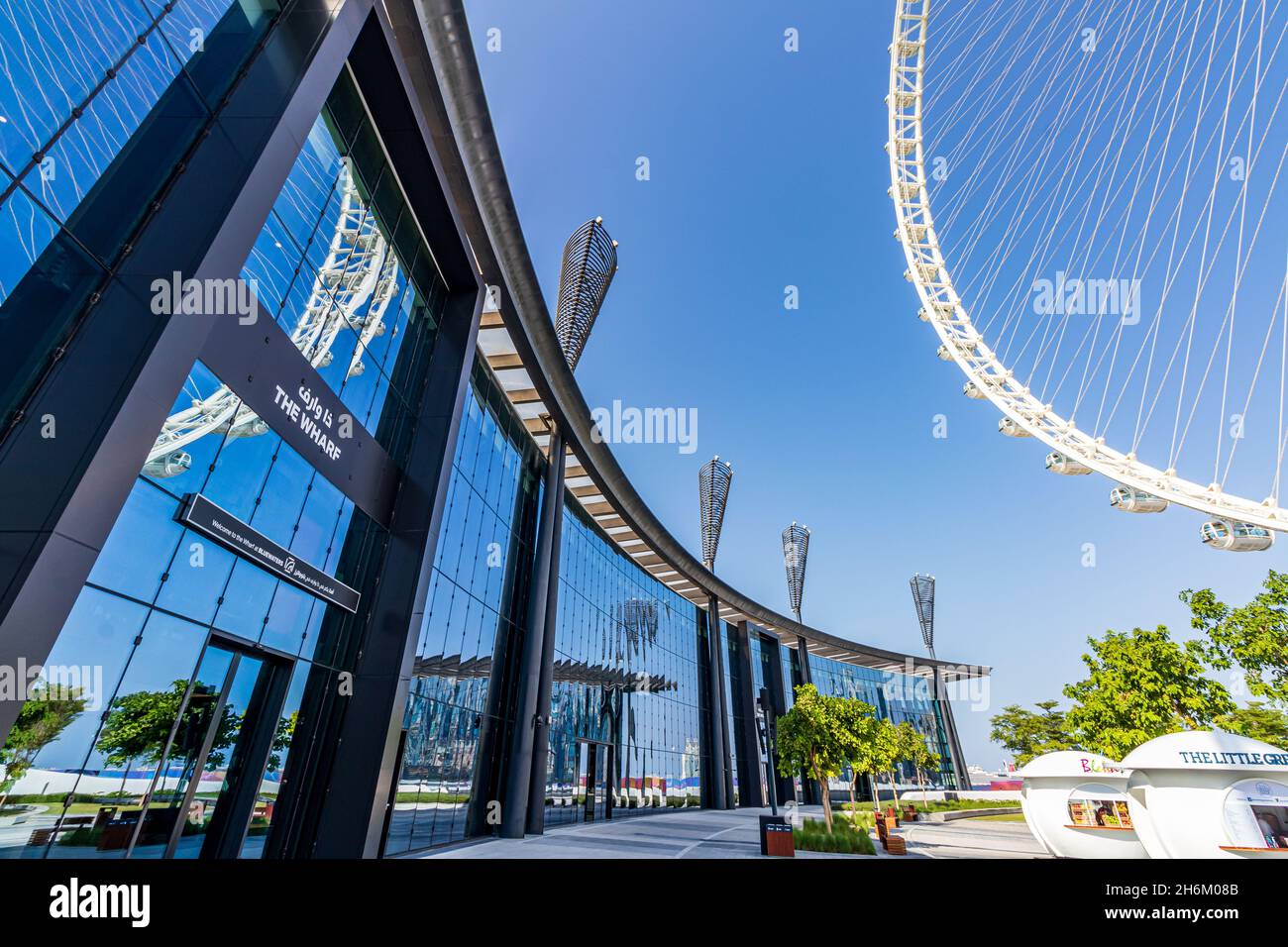 DUBAI, UNITED ARAB EMIRATES - Nov 13, 2021: View of the Wharf Retail ...