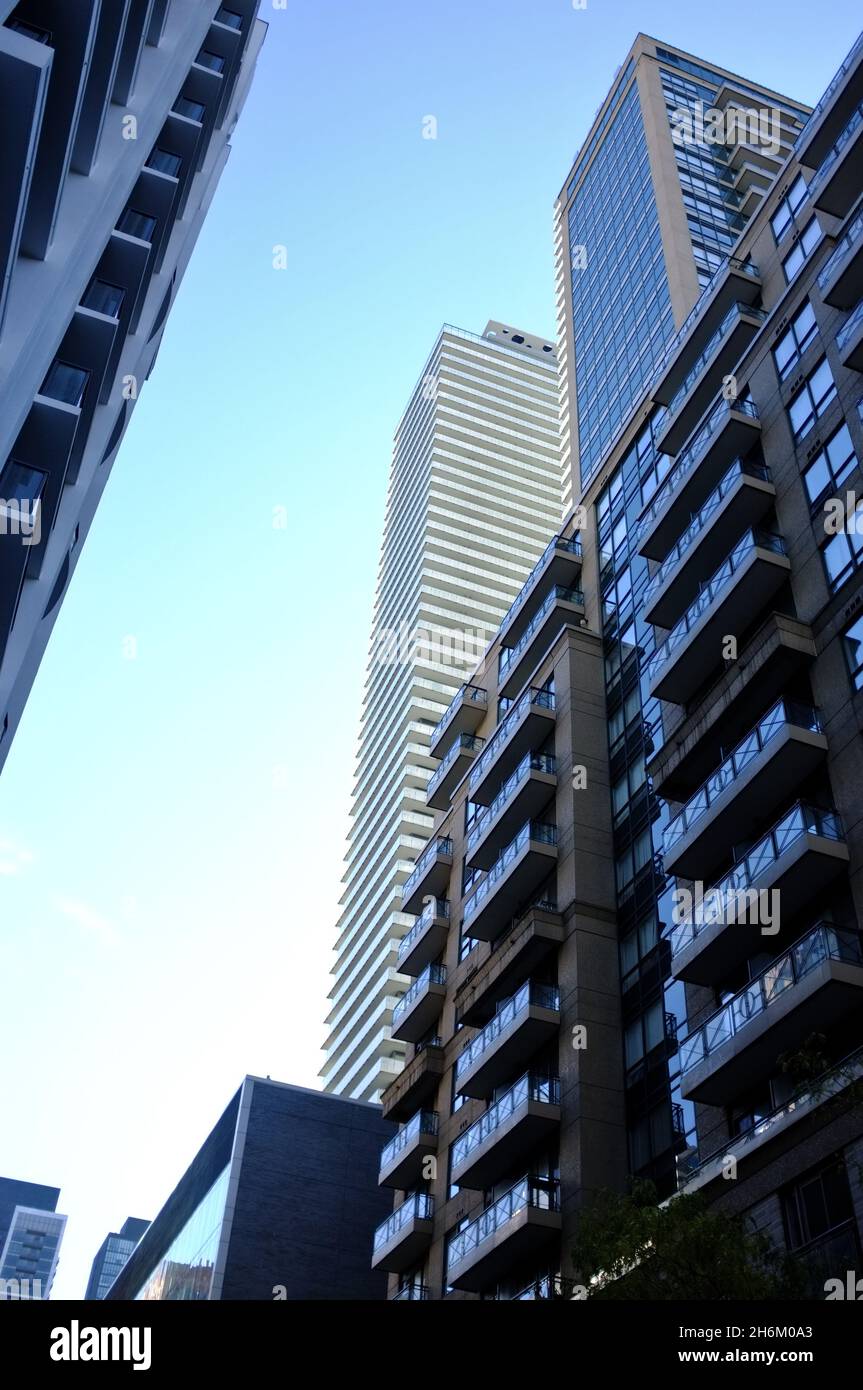 Residential buildings in Downtown Toronto Stock Photo - Alamy