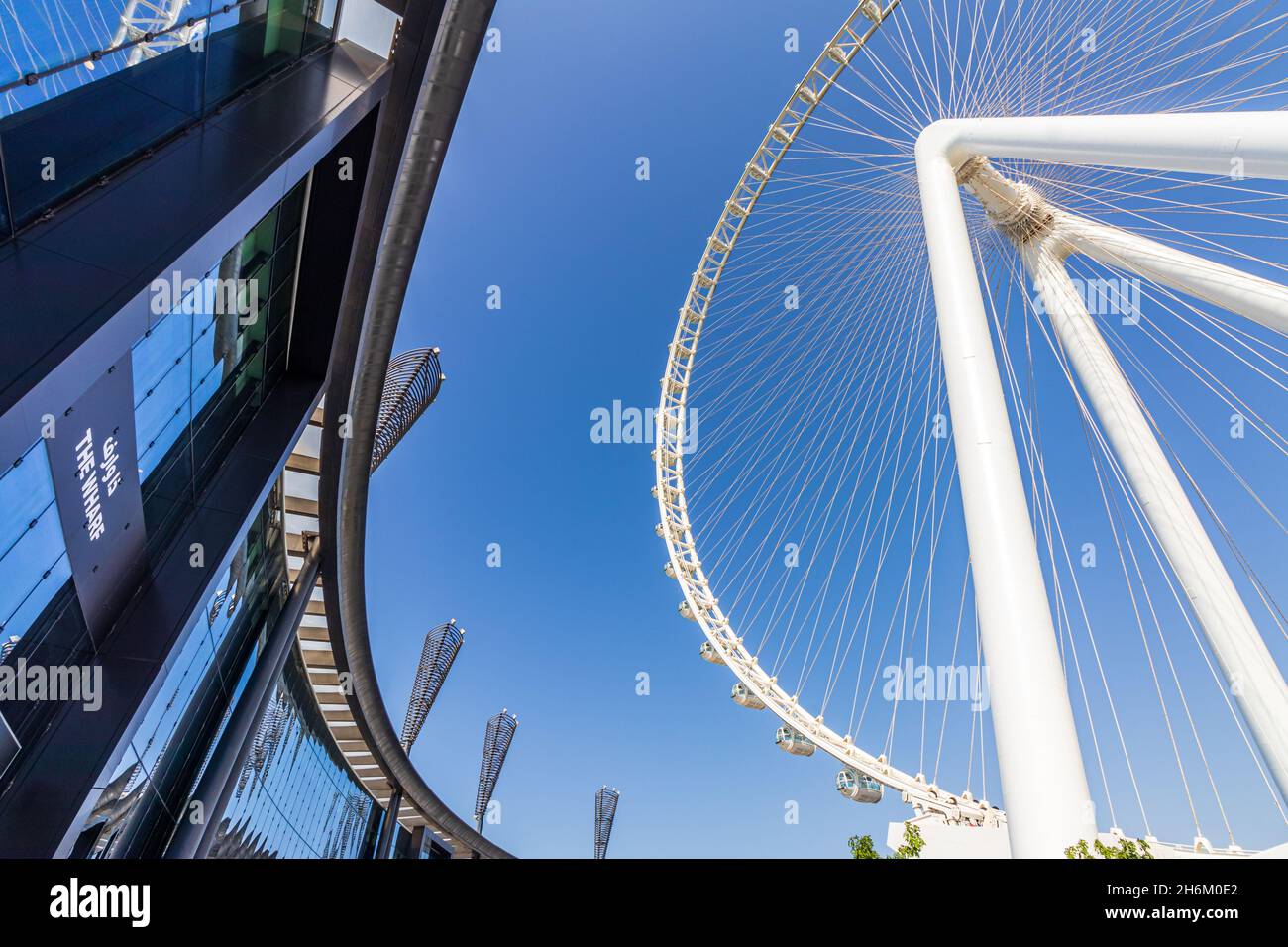 DUBAI, UNITED ARAB EMIRATES - Nov 13, 2021: View of the Wharf Retail ...