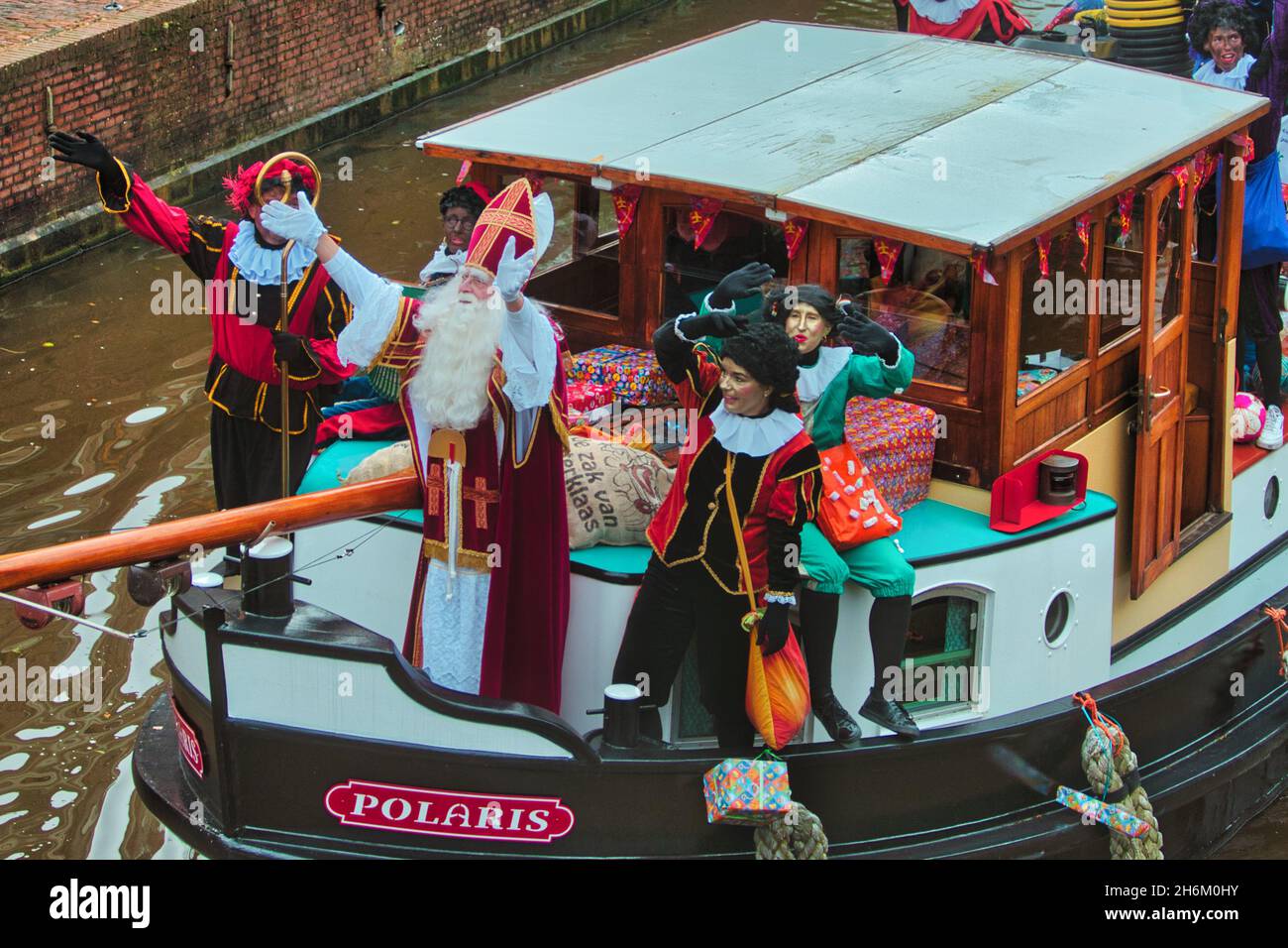 Winsum, Netherlands, 13 nov. 2021. Sinterklaas (the Dutch Santa Claus ...