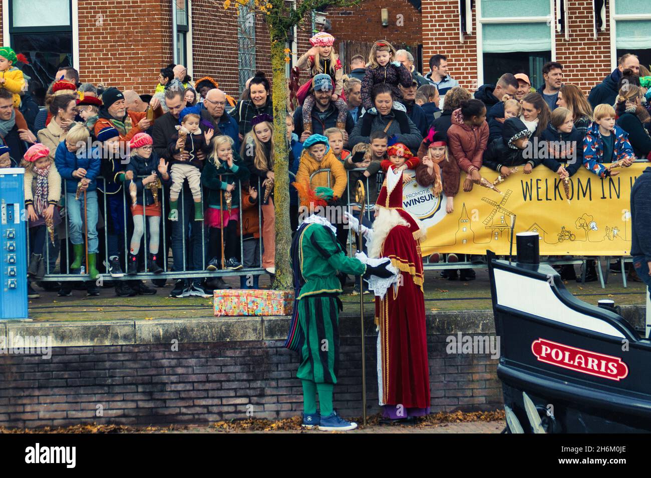Winsum, Netherlands, 13 nov. 2021. Arrival of Sinterklaas (the Dutch ...