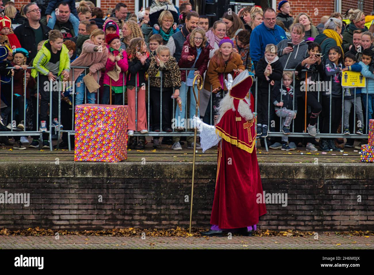 Winsum, Netherlands, 13 nov. 2021. Arrival of Sinterklaas (the Dutch ...