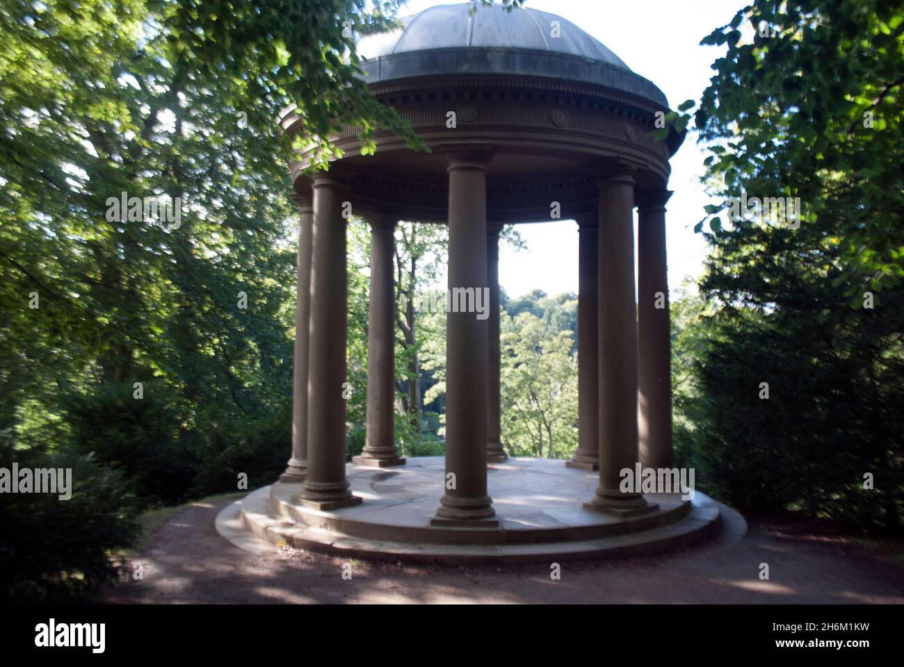 Temple of Fame at Studley Royal Park, Fountains Abbey, Aldfield, near ...