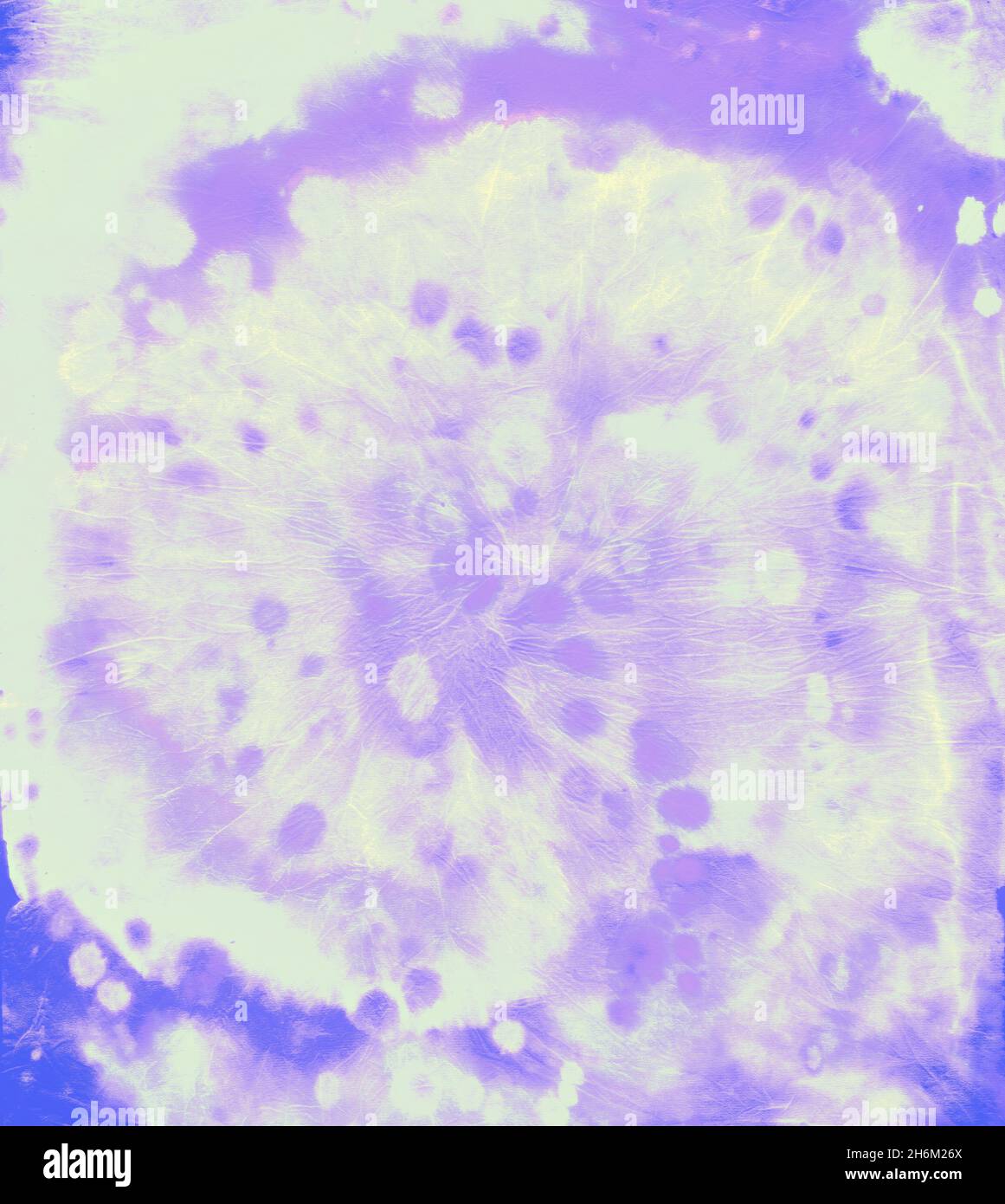 Purple Tie Dye Effects. Spiral Ink Dress. Batik Stock Photo - Alamy