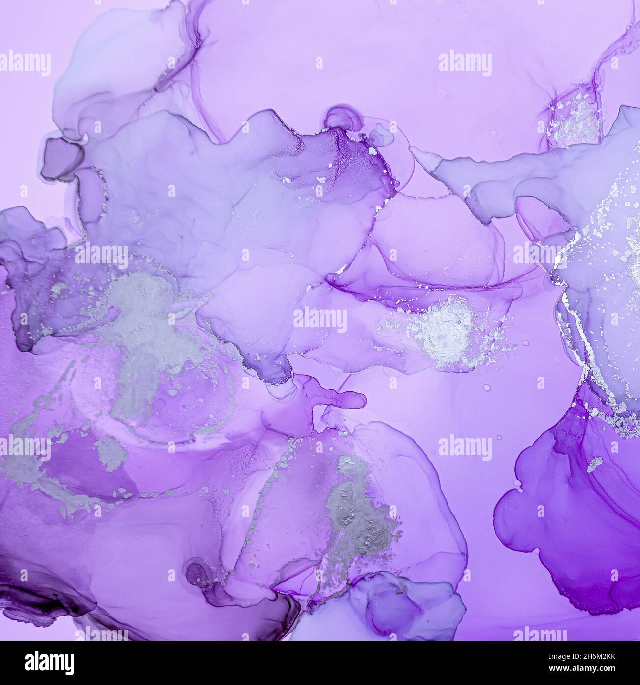 Purple Liquid Paint Waves. Luxury Smoke Alcohol Stock Photo - Alamy