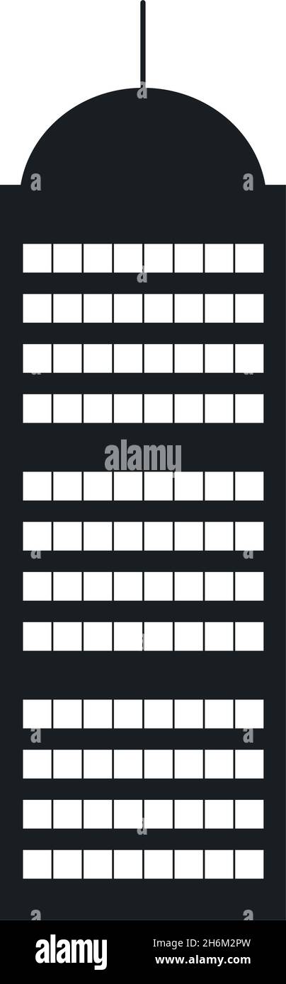 city building icon on white background Stock Vector Image & Art - Alamy