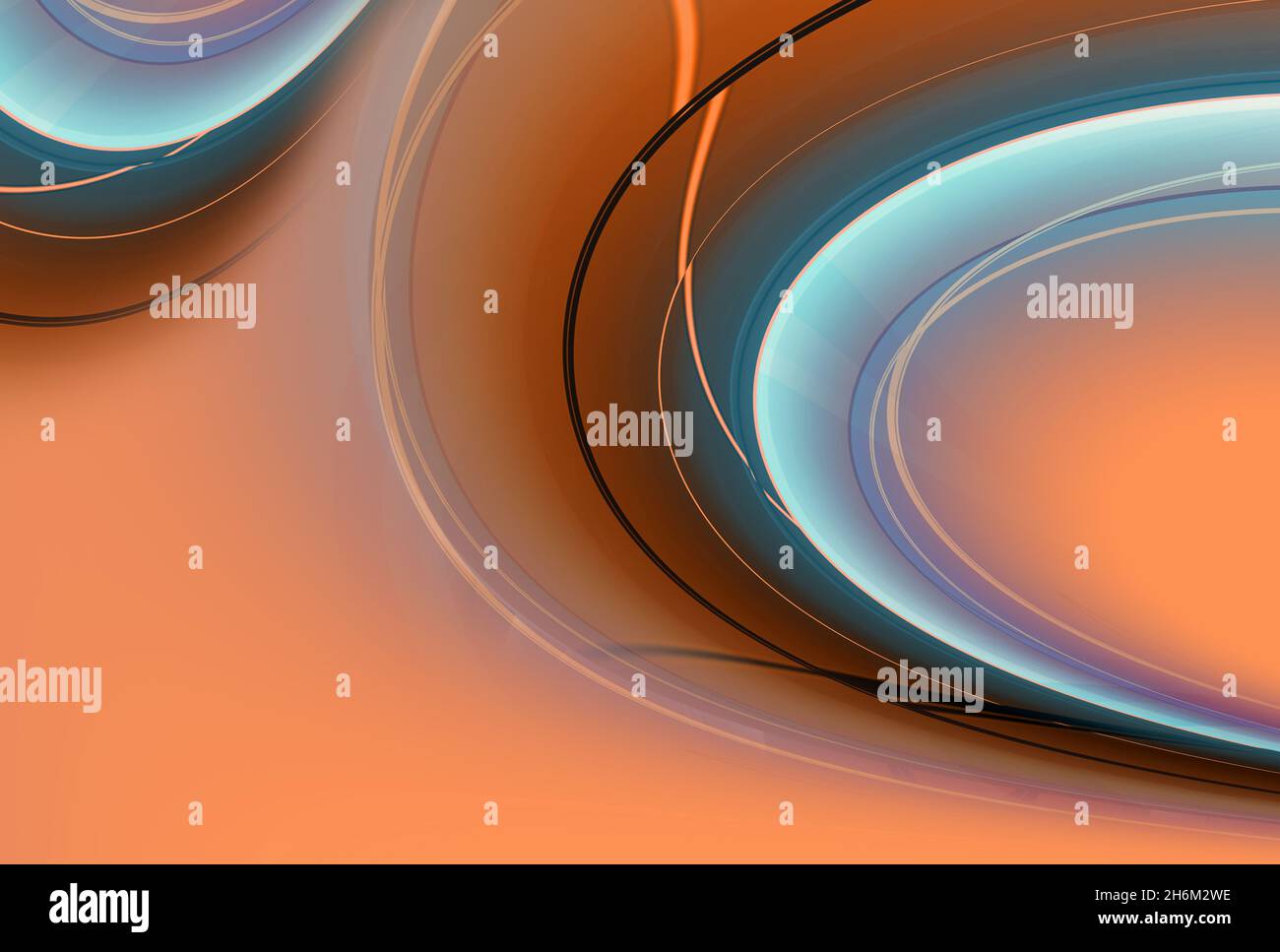 Abstract graphical background with wave lines Stock Photo - Alamy