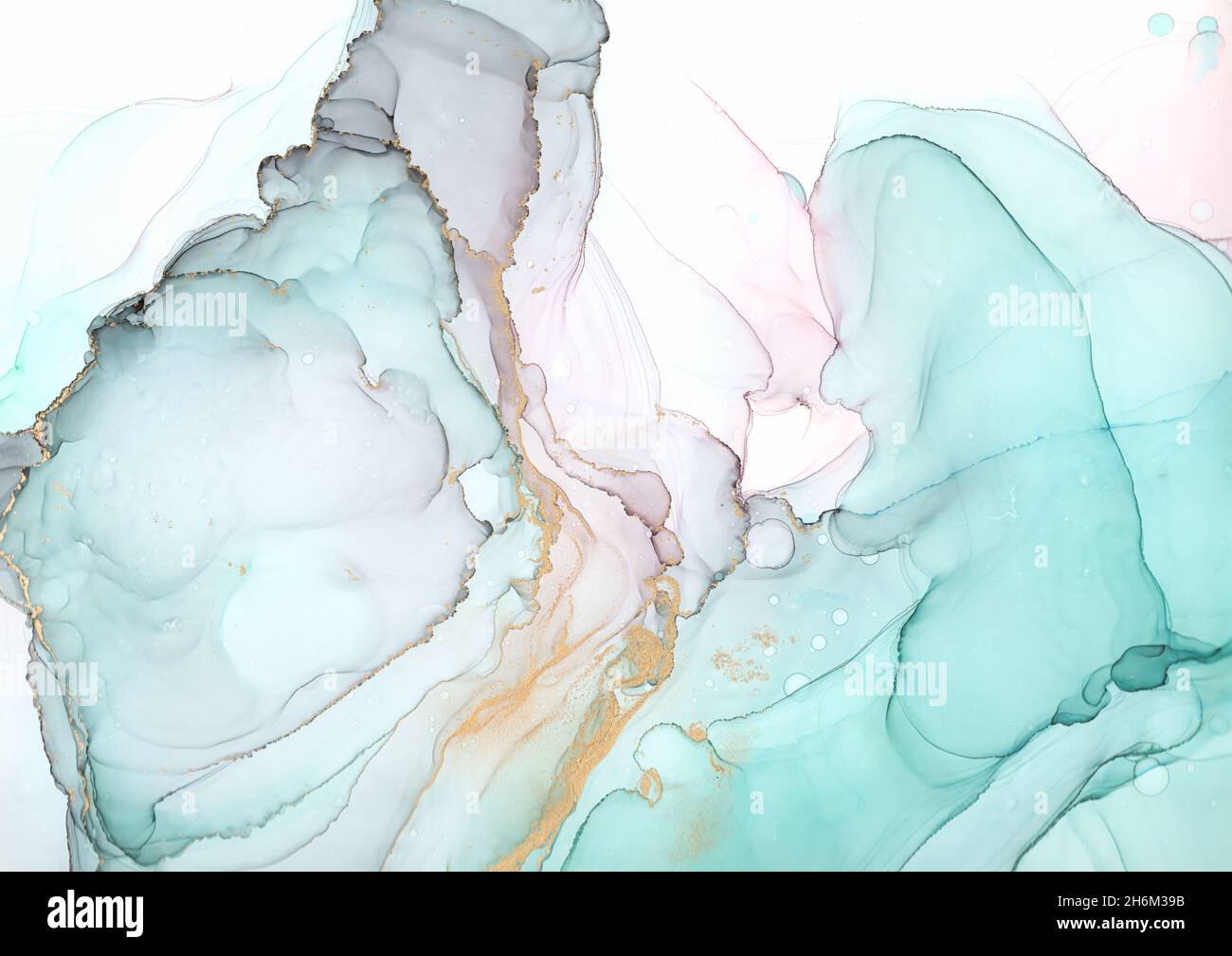 Acrylic Ink Mix. Pastel Abstract Background Stock Photo - Alamy