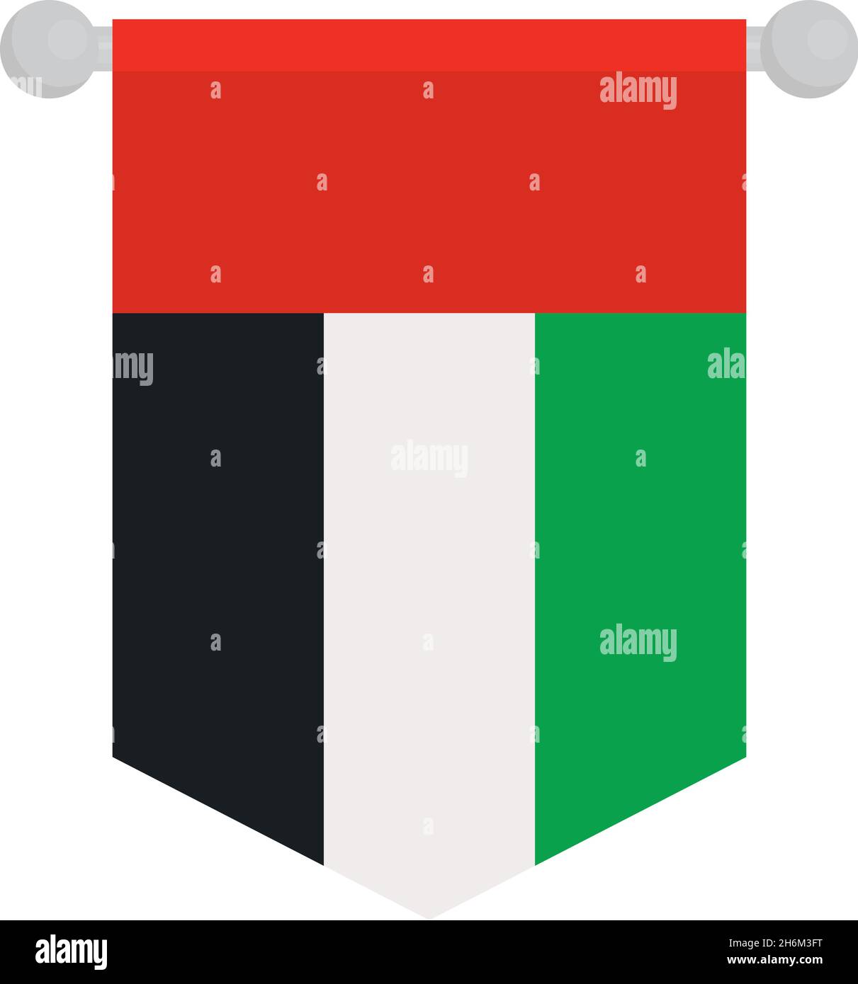 banner with uae flag design Stock Vector Image & Art - Alamy