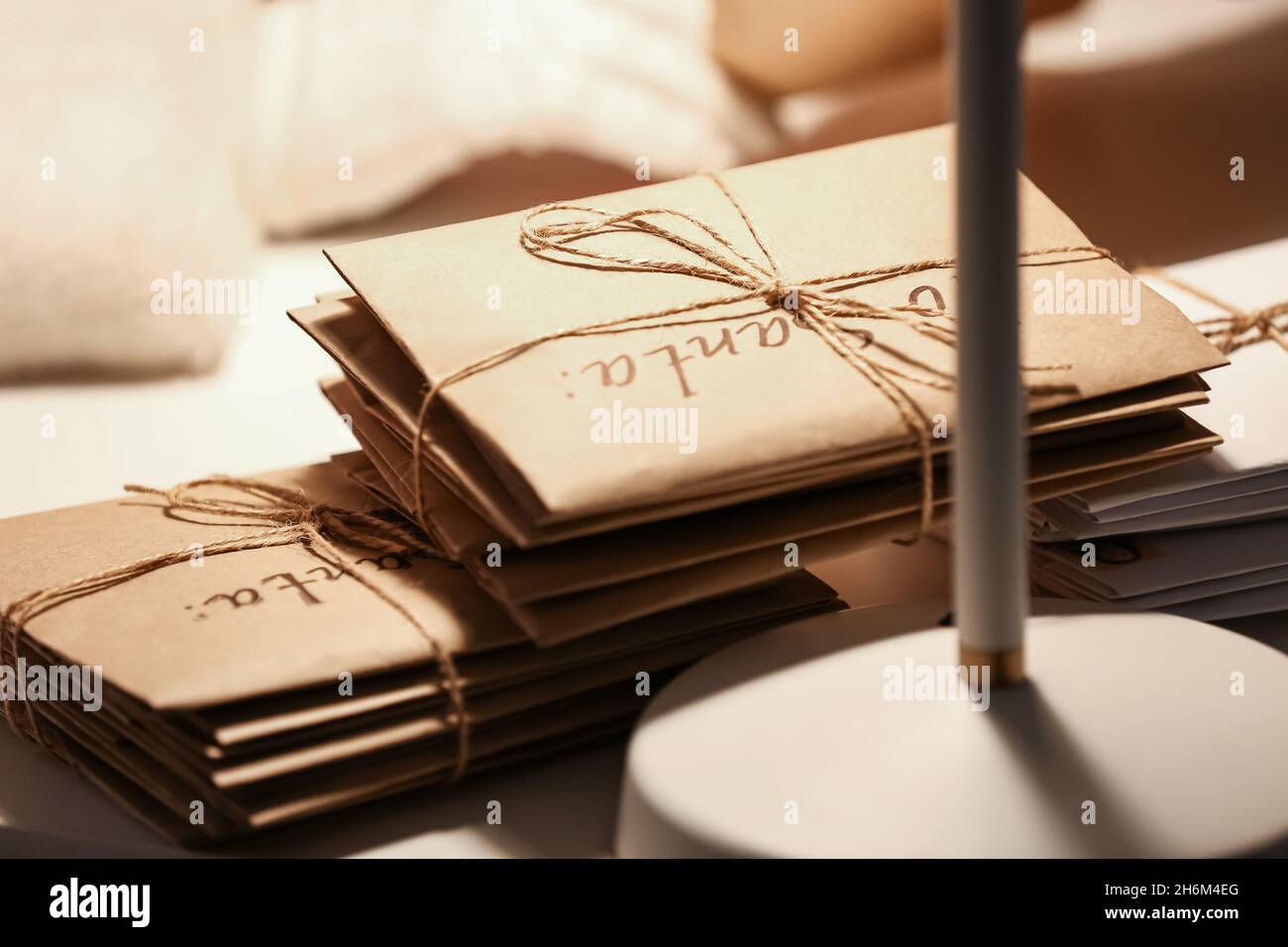 He received many letters hi-res stock photography and images - Alamy