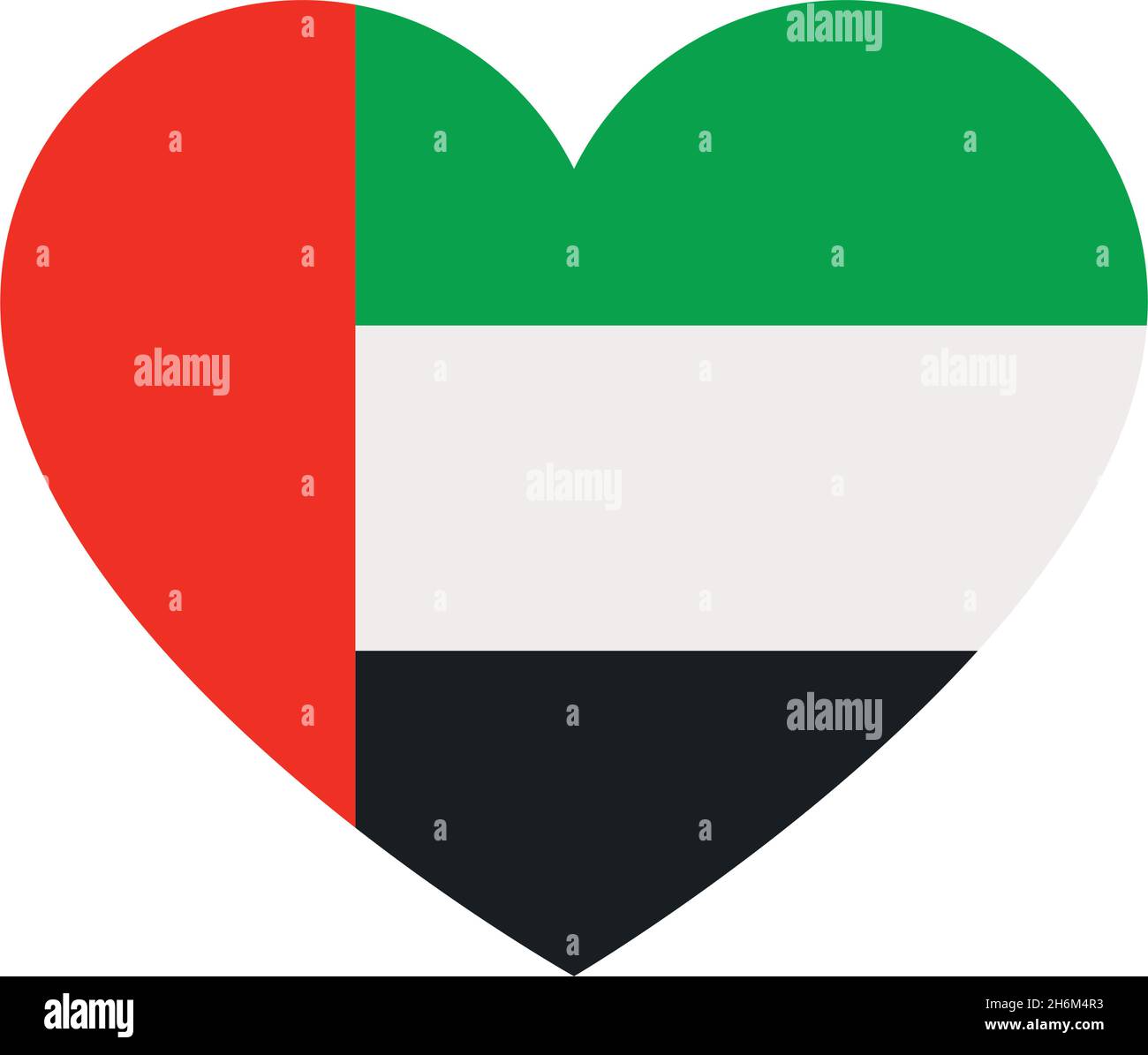 United arab emirates heart Stock Vector Images - Alamy