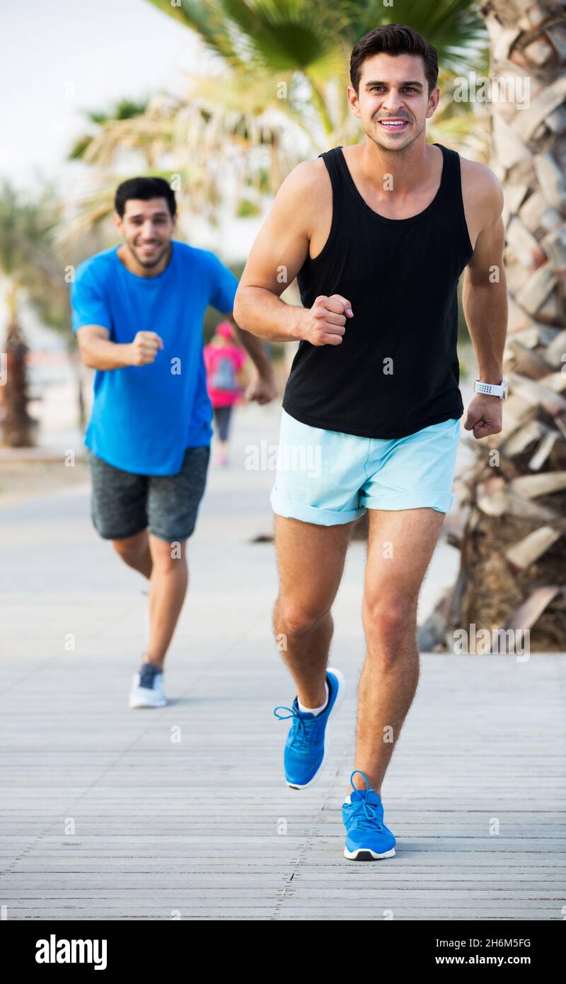 Two men gymnastics hi-res stock photography and images - Alamy