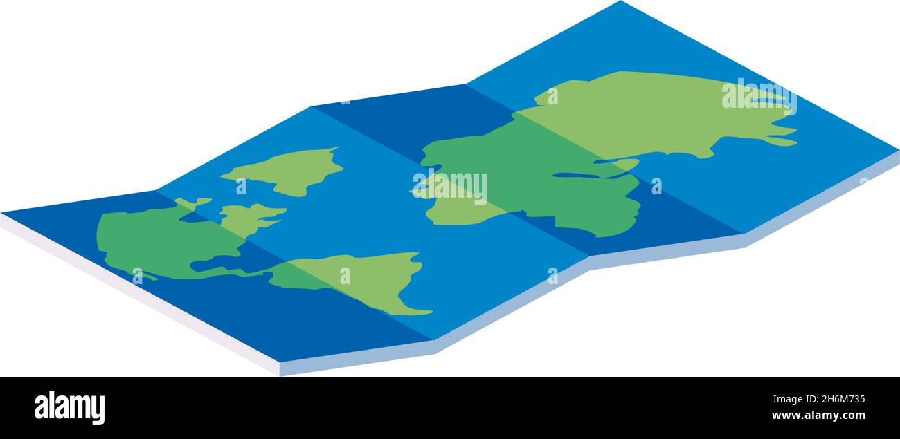 flat world map isolated icon Stock Vector Image & Art - Alamy