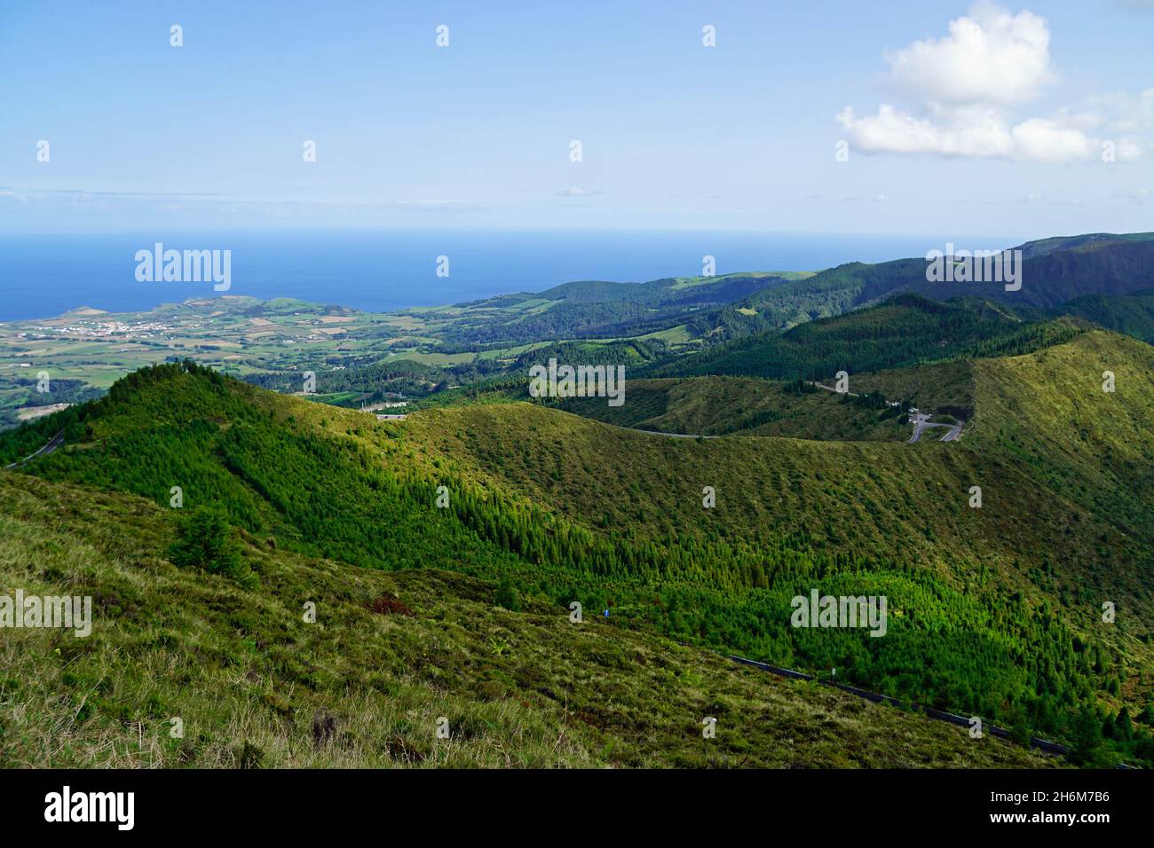 amazing landscape on the azores islands Stock Photo - Alamy