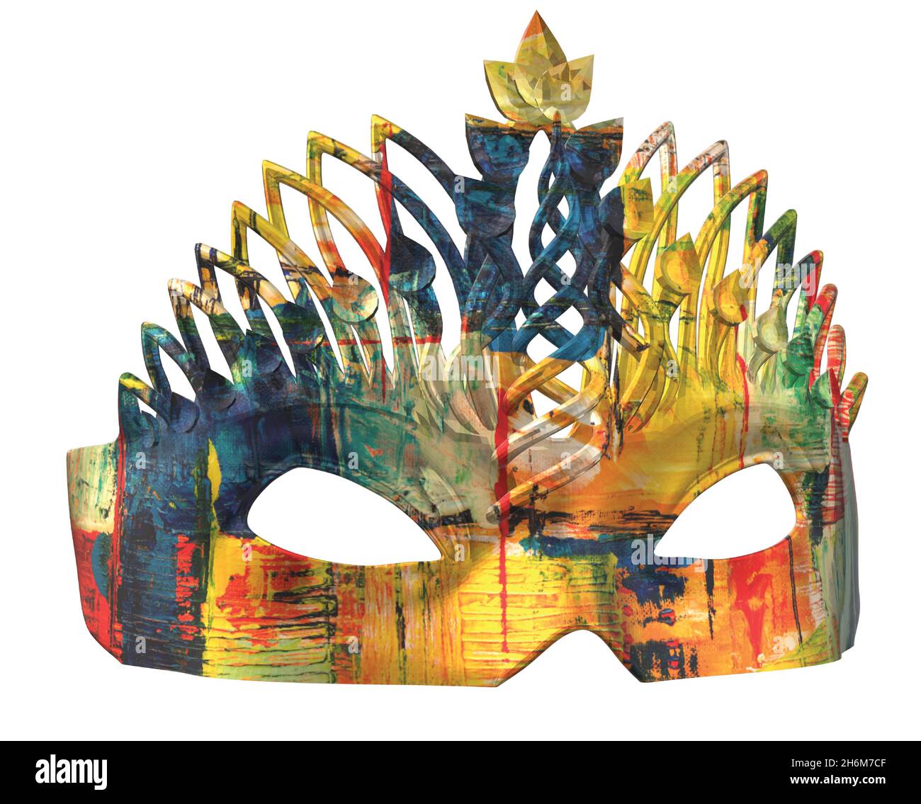 Masquerade Ball Painting Cut Out Stock Images & Pictures - Alamy