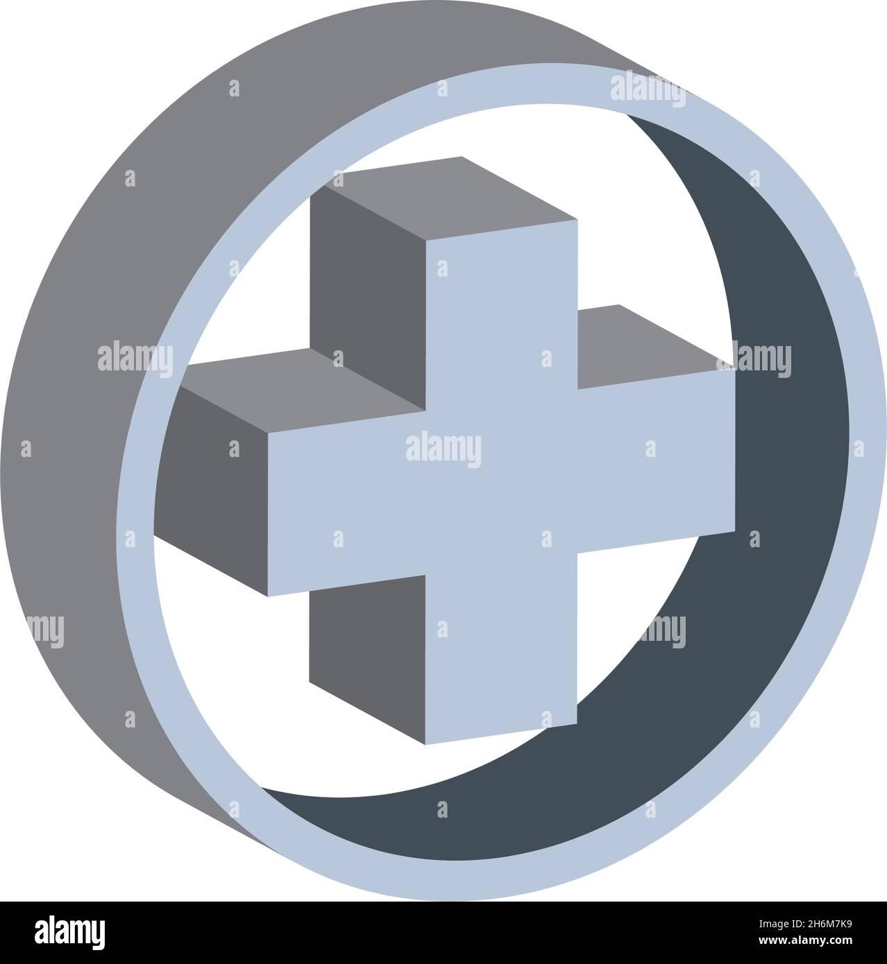 isolated cross of health symbol Stock Vector Image & Art - Alamy