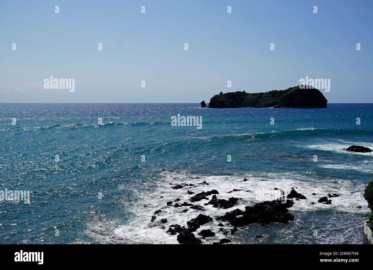 vila franca do compo island on the azores Stock Photo - Alamy
