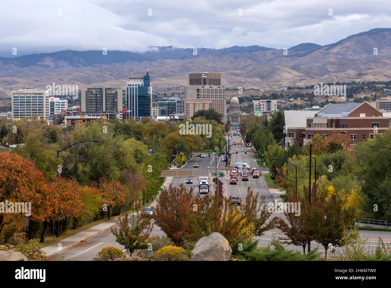 Idaho State Capitol building in downtown Boise Idaho Stock Photo - Alamy