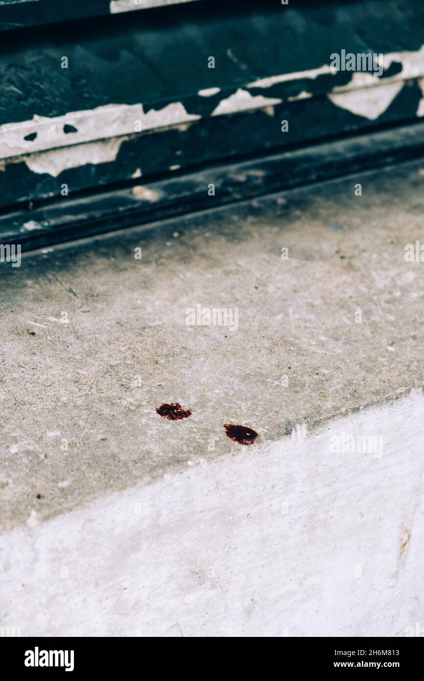 Blood Splatter Wall High Resolution Stock Photography and Images - Alamy
