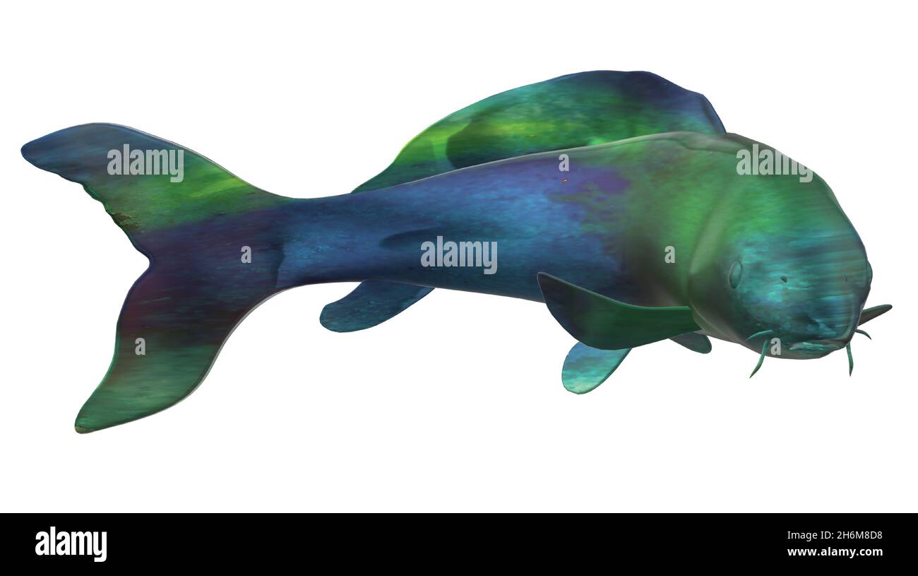 Blue Green Shiny Metal Fish Decoration Stock Vector Image & Art - Alamy