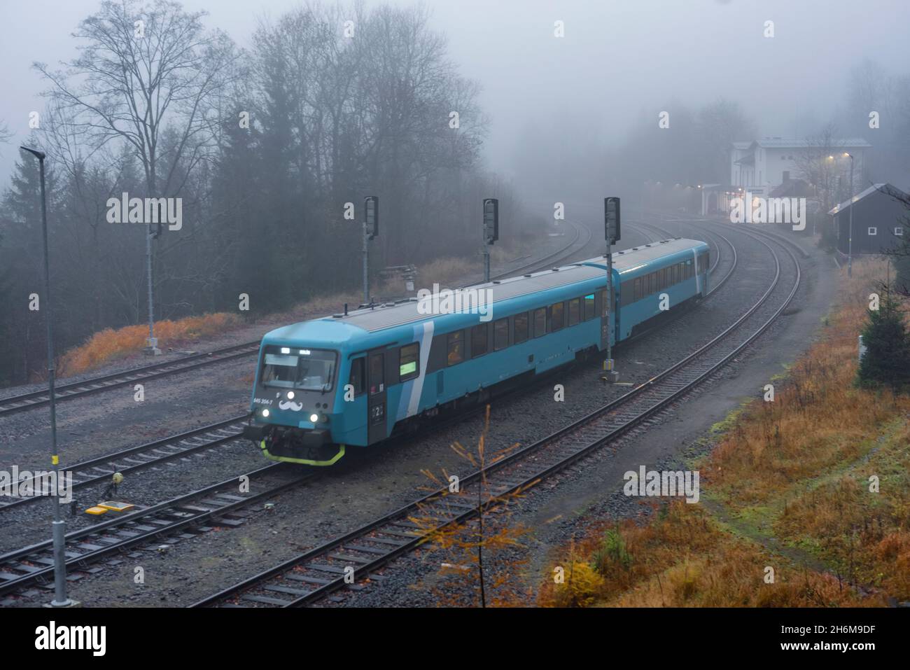 Czech railway semaphore signal hi-res stock photography and images - Alamy