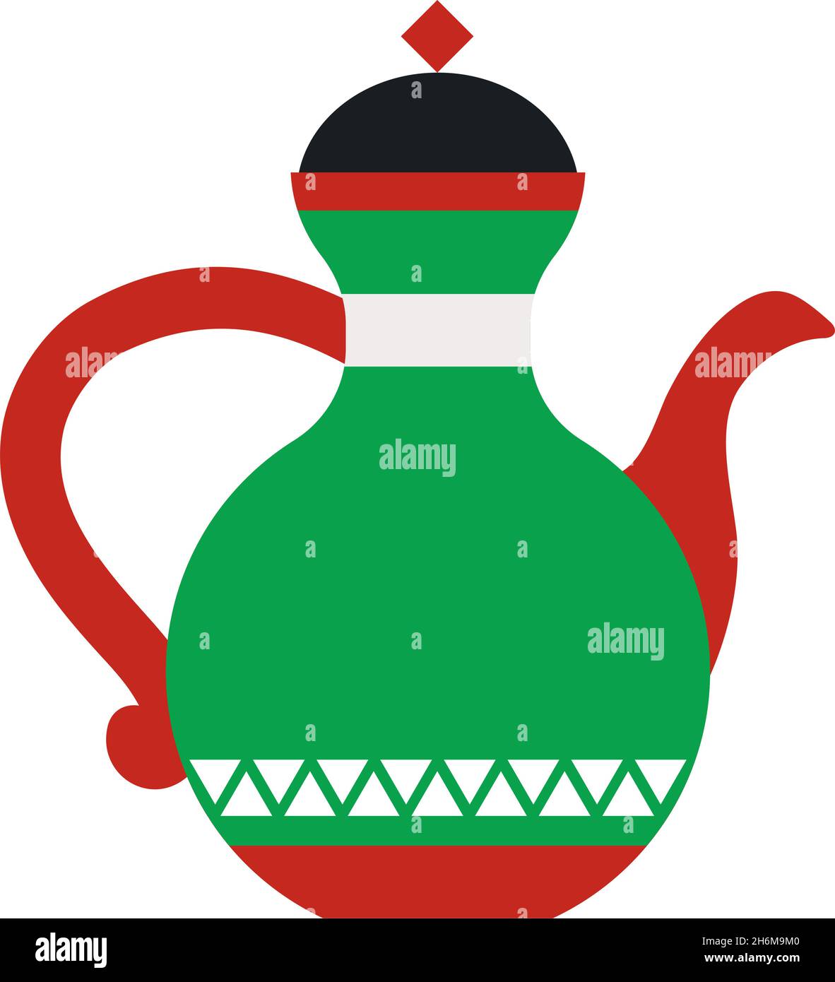arabic coffee pot on white background Stock Vector Image & Art - Alamy