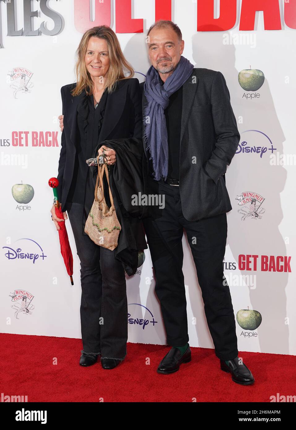 Georgia Byng (L) and Guy Pratt attending a VIP screening of The Beatles ...