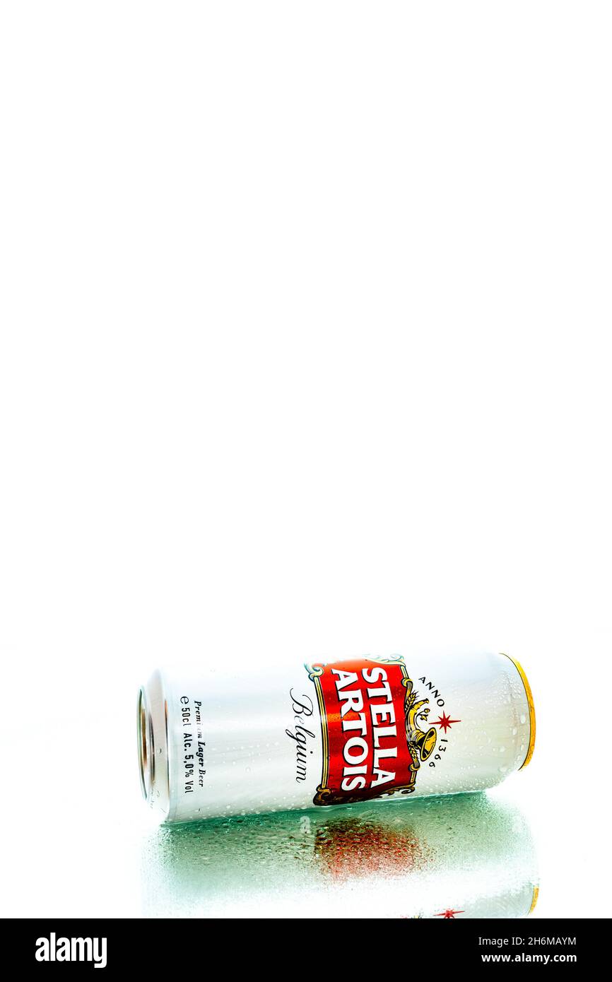 Empty beer bottle stella artois hi-res stock photography and images - Alamy