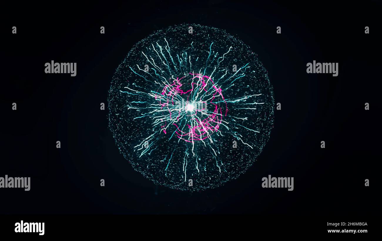 Concept for power, electricity, science and physics. Beautiful abstract ...