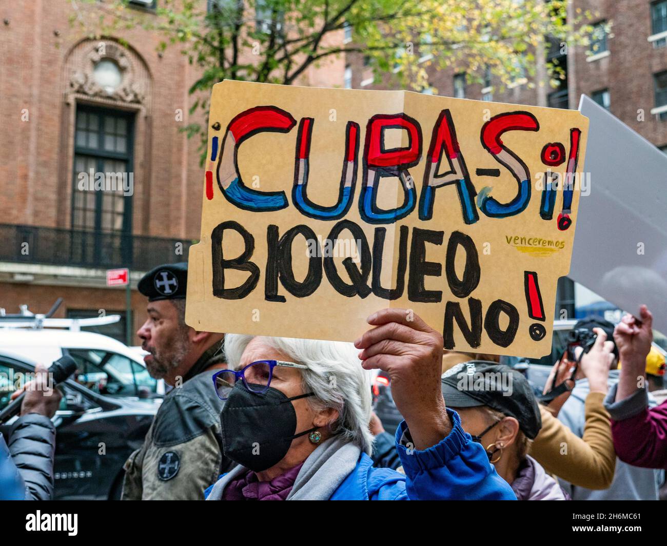 New York, New York, USA. 15th Nov, 2021. Cubans, Cuban Americans, and ...