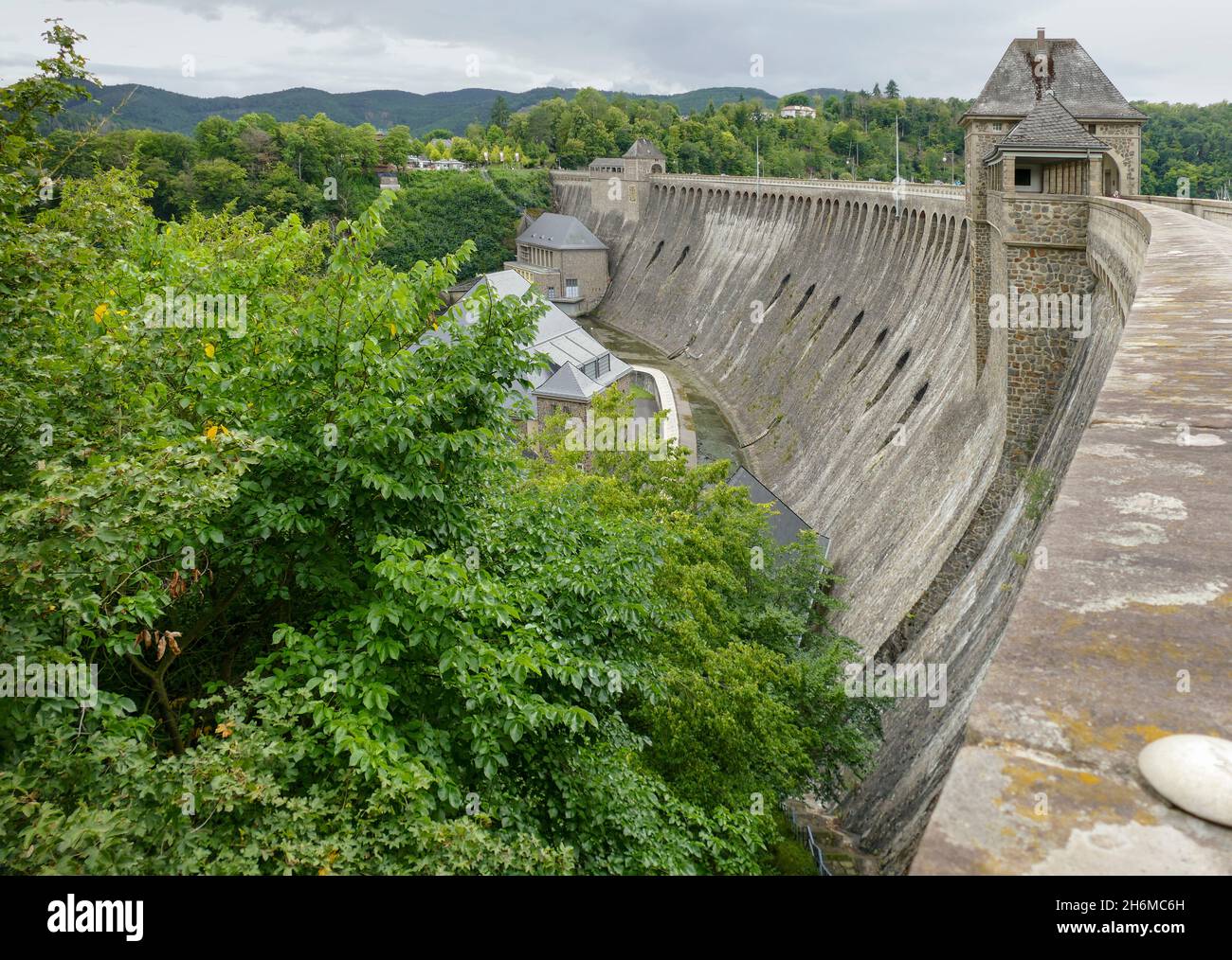Scenery around the Edersee Dam in Hesse, Germany Stock Photo - Alamy