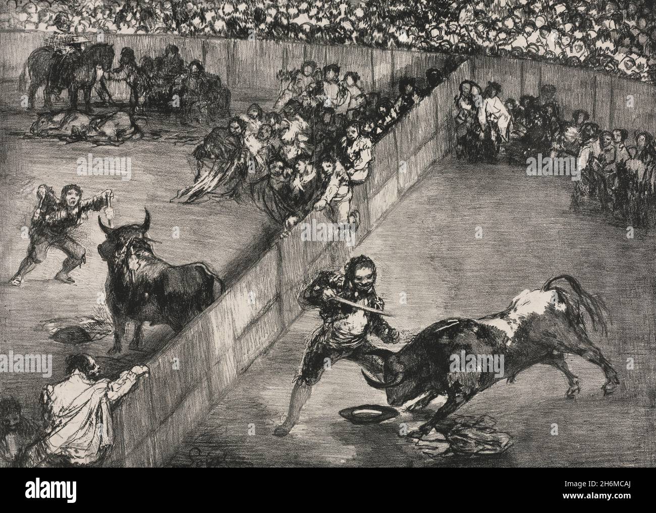 The Bulls of Bordeaux: Bullfight in a Divided Ring - Francisco de Goya ...