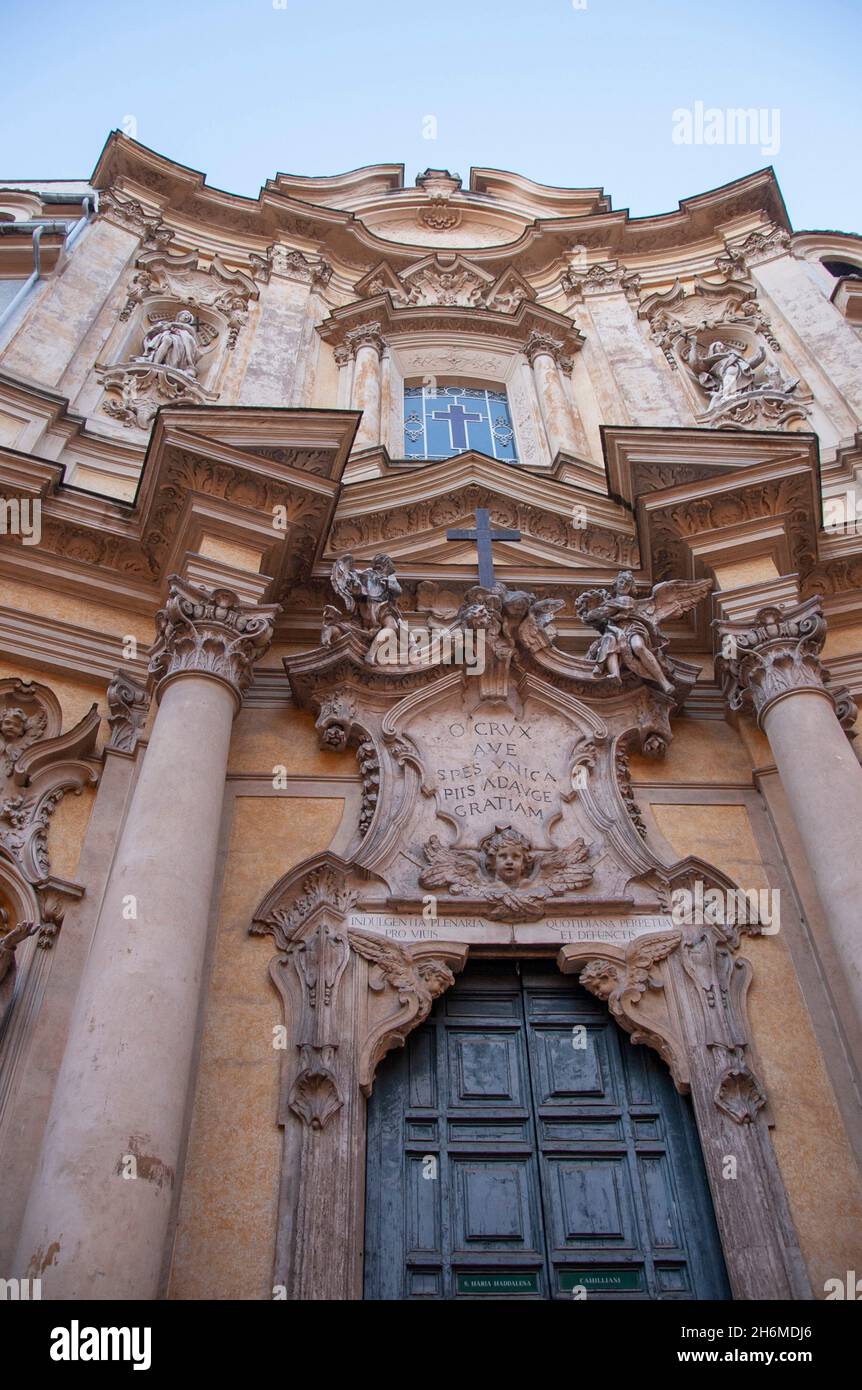Baroque architecture in Rome Italy Stock Photo - Alamy