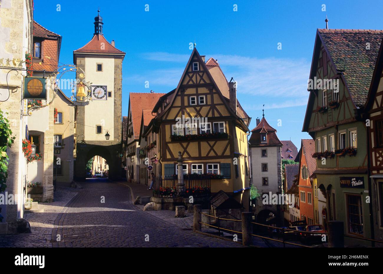 The Plonlein Rothenburg ob der Tauber, Franconia, Bavaria, Germany ...